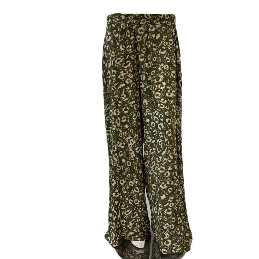 Stradivarius Women Plazo Black White S - Brandeach.pk