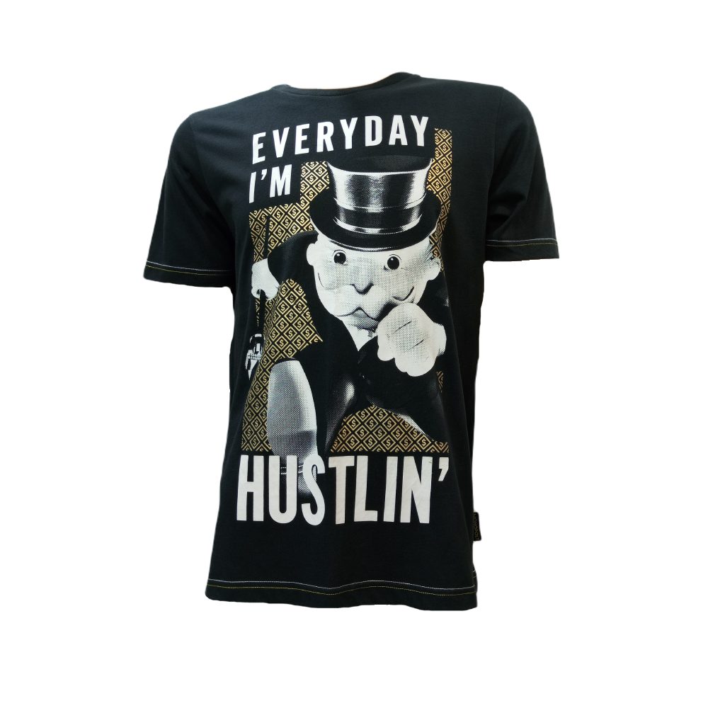 Monopoly Men's T-Shirt Black L | Brandeach - Brandeach.pk
